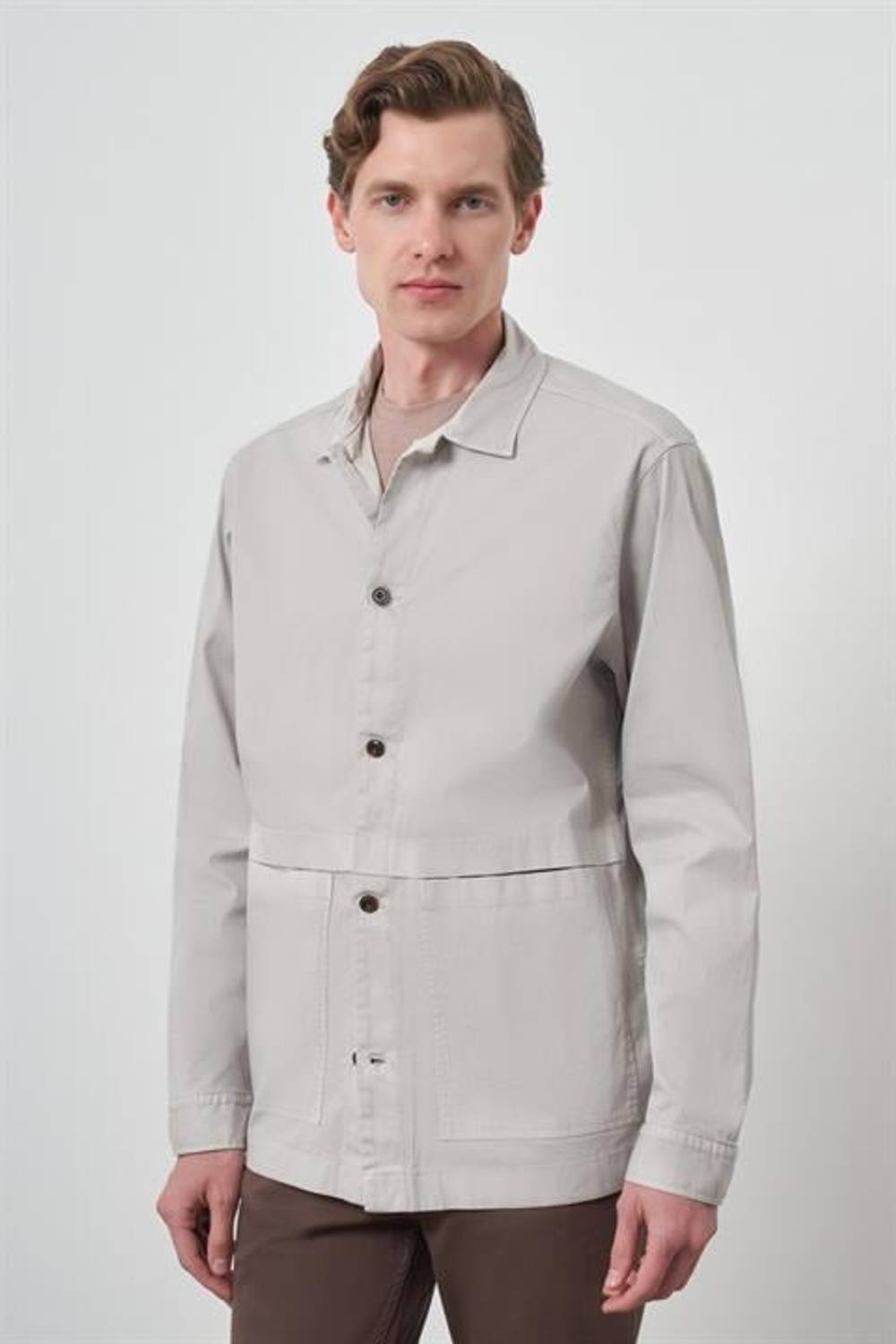 Buy Morven Erkek Taş Worker Gömlek Ceket | online store of Turkish ...
