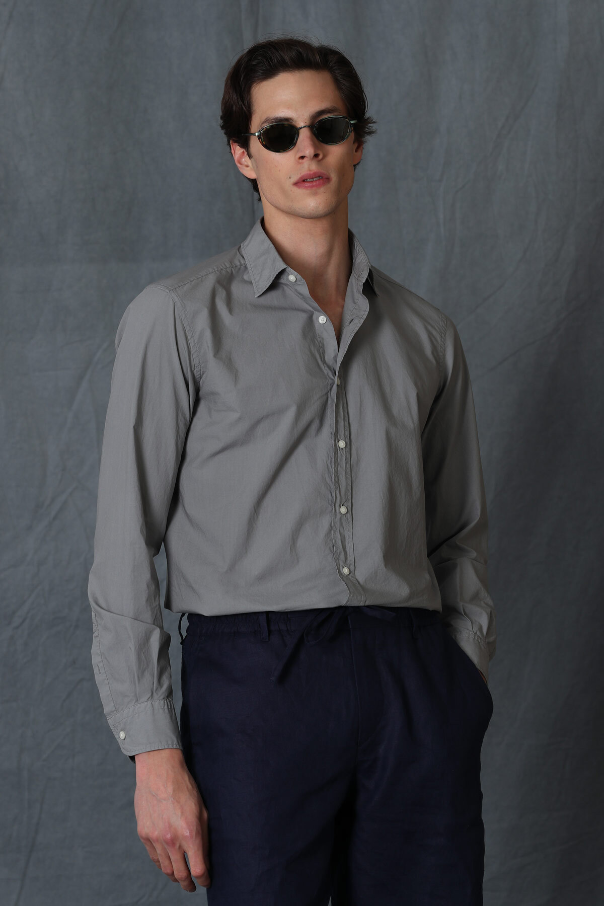 Buy Makro Men's Smart Shirt Comfort Slim Fit Nefti Green | online store ...