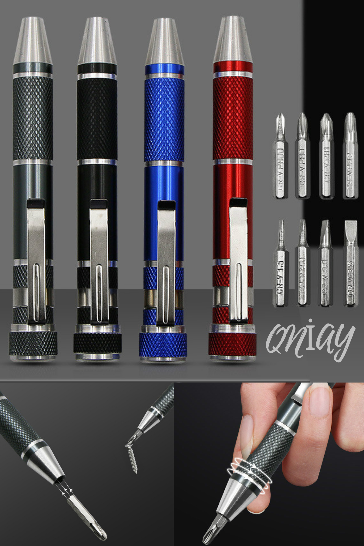 Buy Watchmaker Pen Screwdriver Set Multifunctional 9 IN 1 Magnet ...